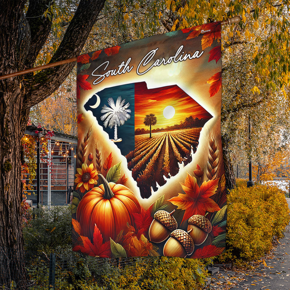 South Carolina Fall Thanksgiving Flag – Flagwix