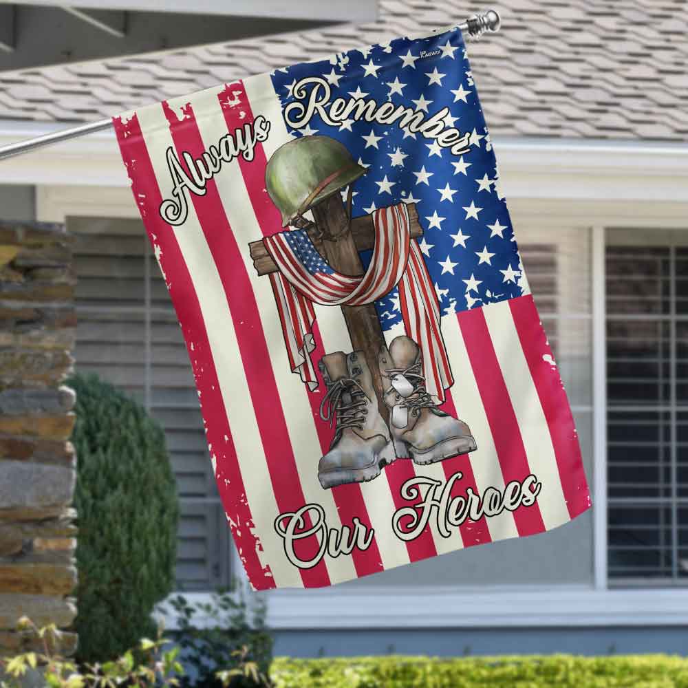 4th of july Independence Day Always Remember Our Heroes Veteran Flag ...