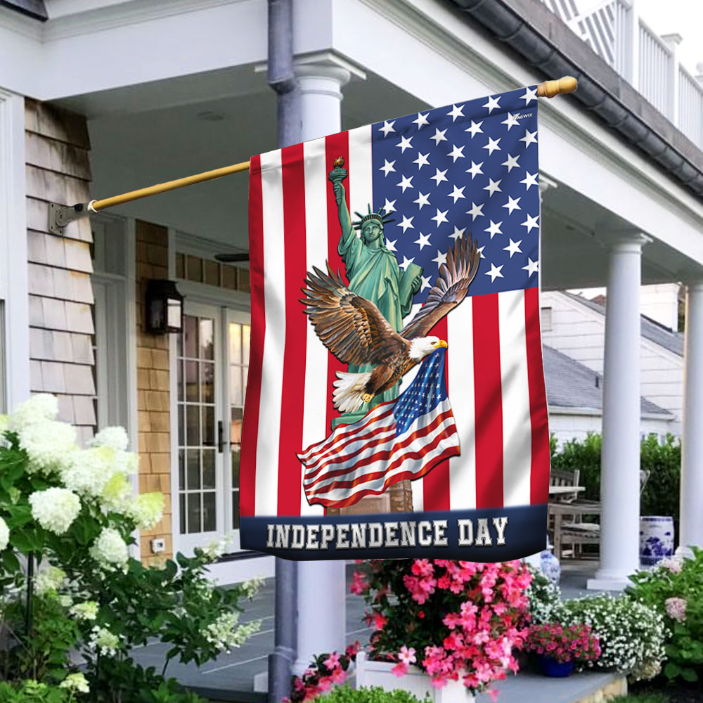 Flagwix American Flag - Happy 4th of july USA Flag – Patriotic Double-