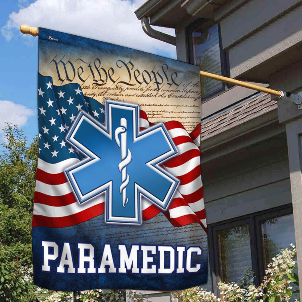 Nurse Paramedic American Flag MLN1588F – Flagwix