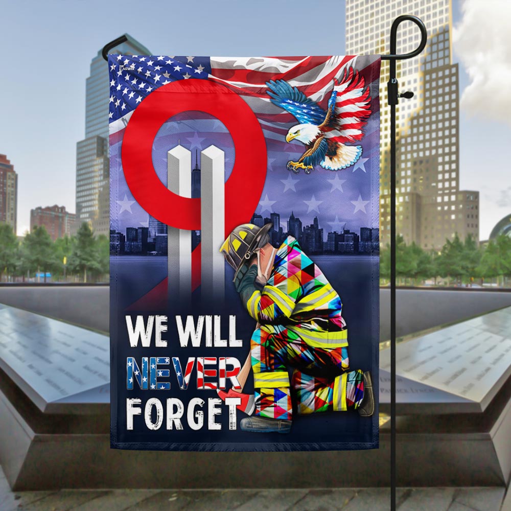 Patriot Day 911 We Will Never Forget Eagle American Flag – Flagwix