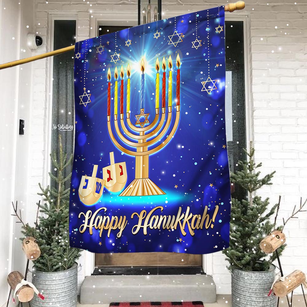 Happy Hanukkah Flag Festival of Lights – Flagwix