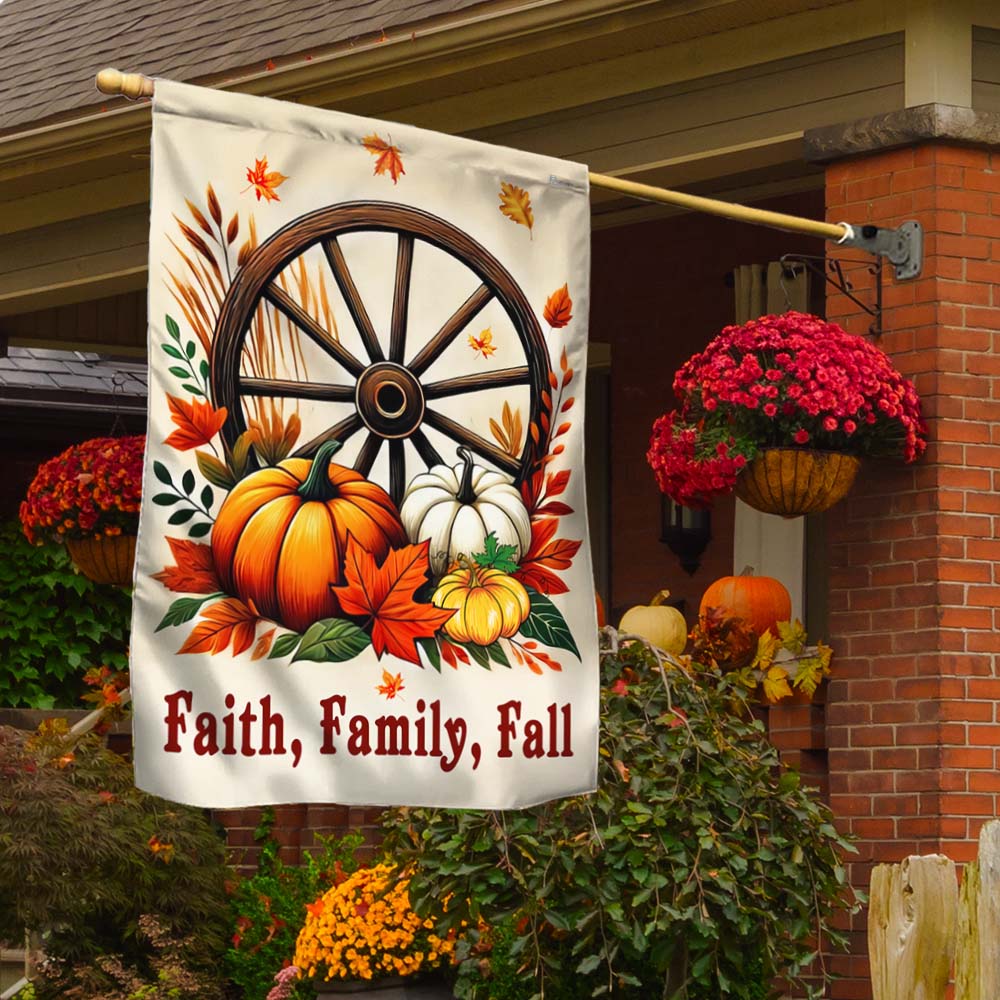 Fall Flag Faith Family Fall Flag TQN3409F – Flagwix
