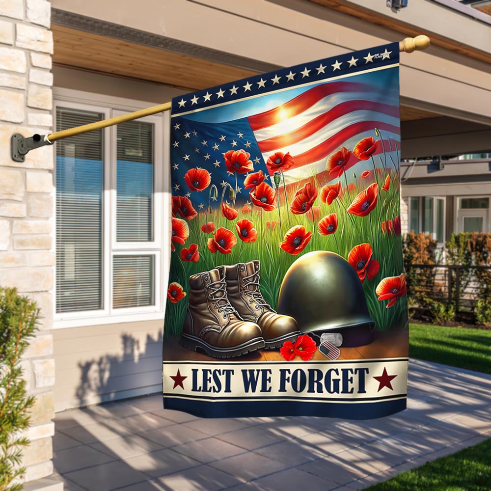 FLAGWIX Lest We Forget Memorial Day Flag – Flagwix