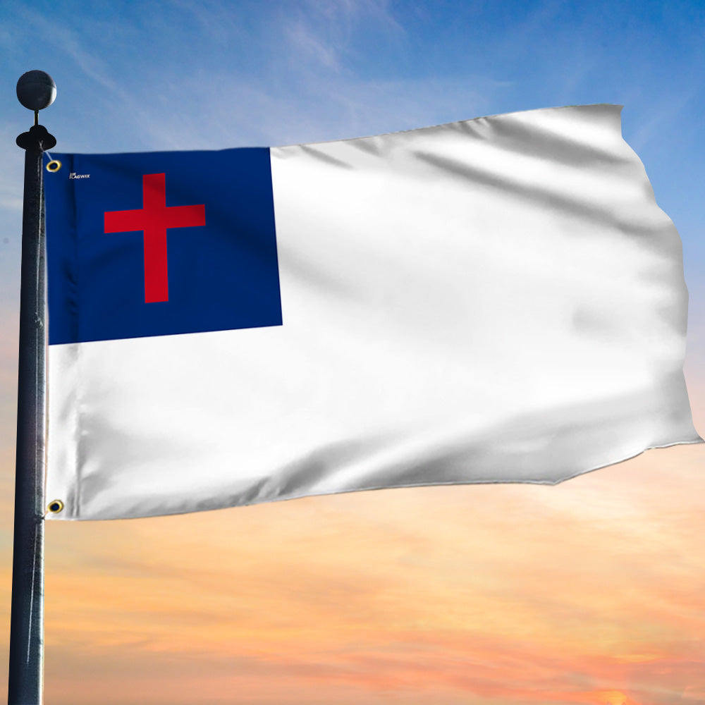 Christian Flag Grommet Flag – Durable Outdoor Faith Banner | Flagwix