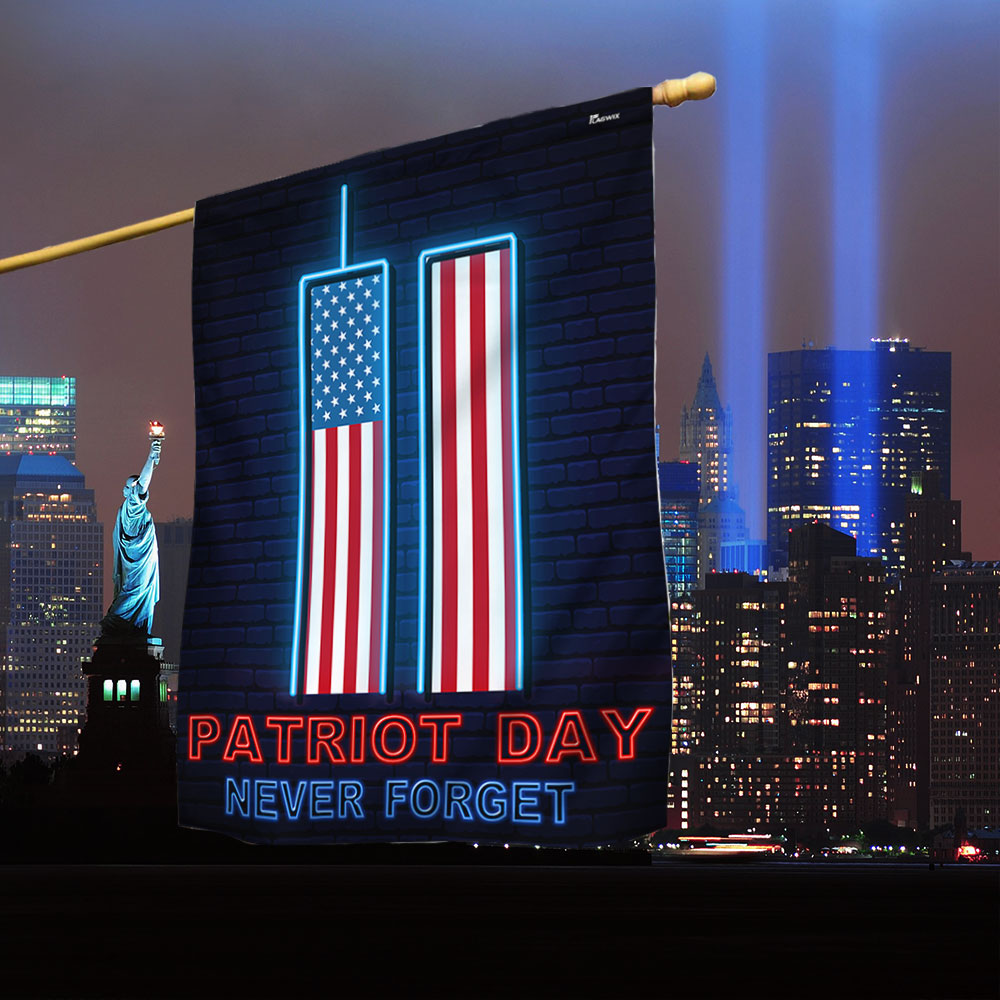 Patriot Day 911 Never Forget 9/11 September 11 Memorial Flag – Flagwix