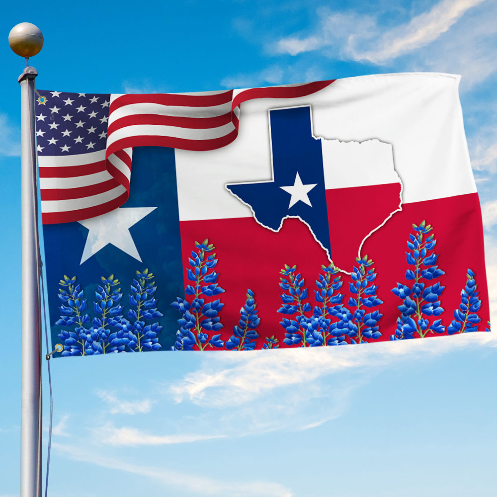 Texas Bluebonnet Grommet Flag – Flagwix