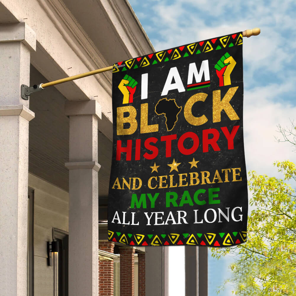Black Month. Black History African Flag – Flagwix