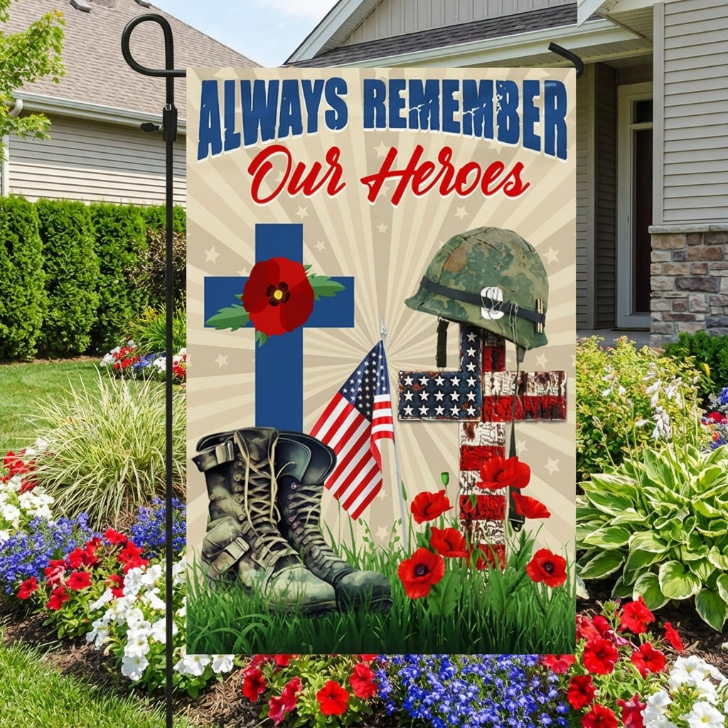 Memorial Day Remember Soldiers Always Remember Our Heroes Veteran Flag ...
