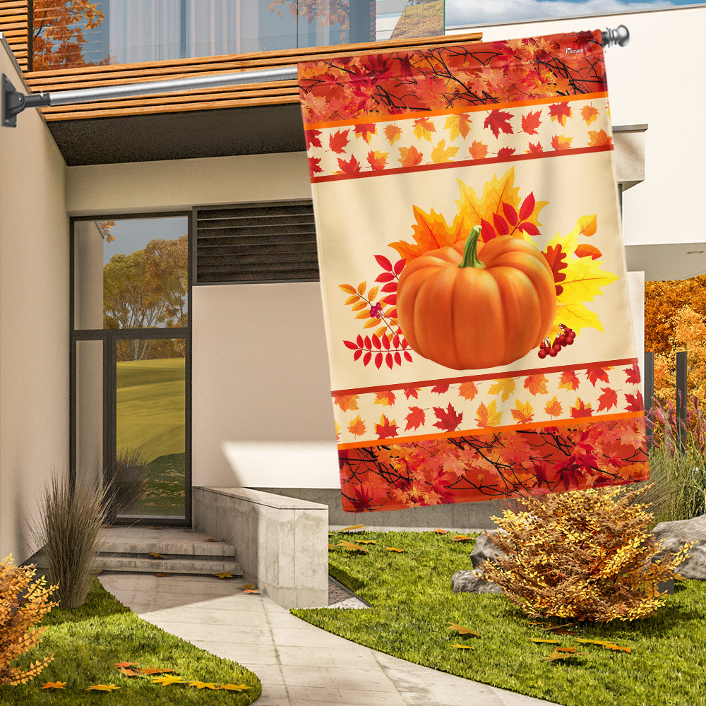 Fall Flag Pumpkin Thanksgiving Flag – Flagwix