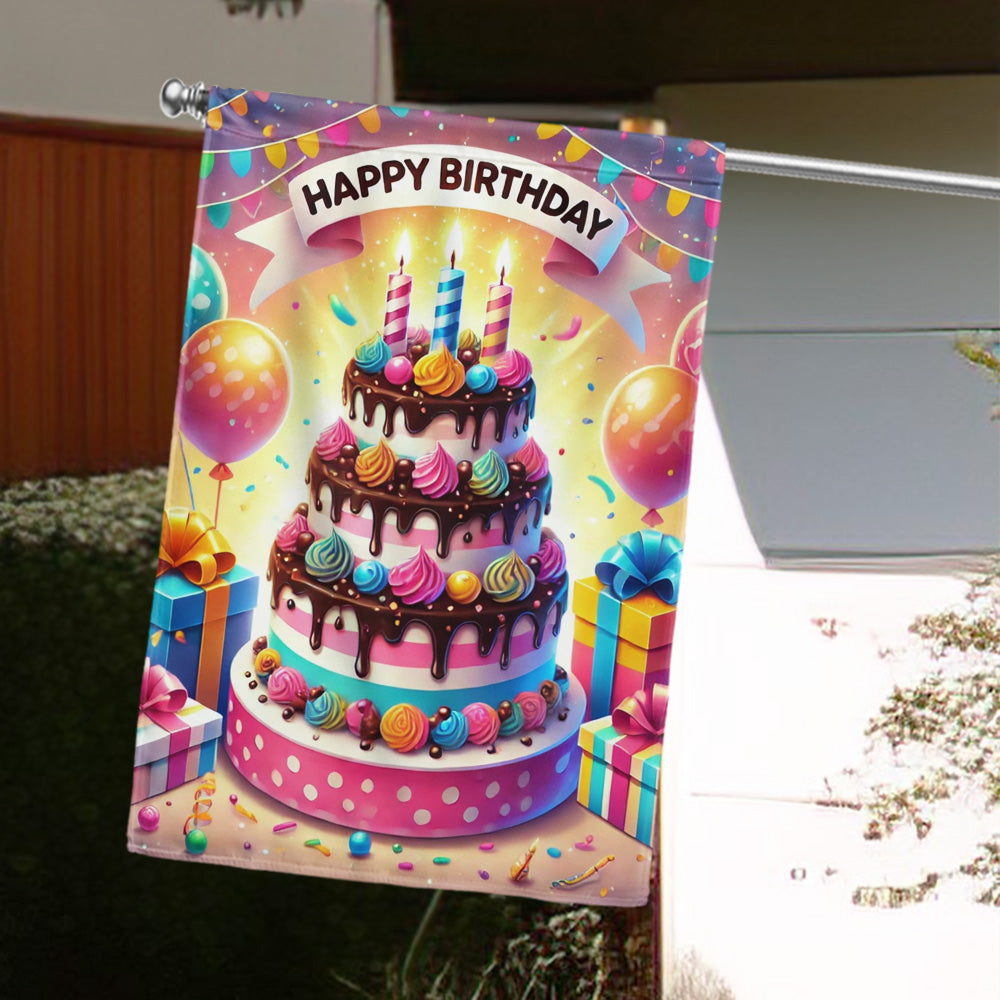 Happy Birthday Celebration Flag – Flagwix