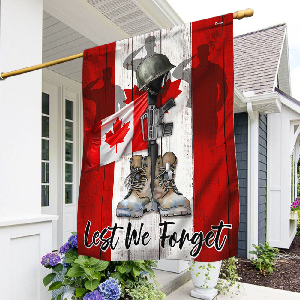 Canada Veteran Remembrance Day Lest We Forget Flag – Flagwix