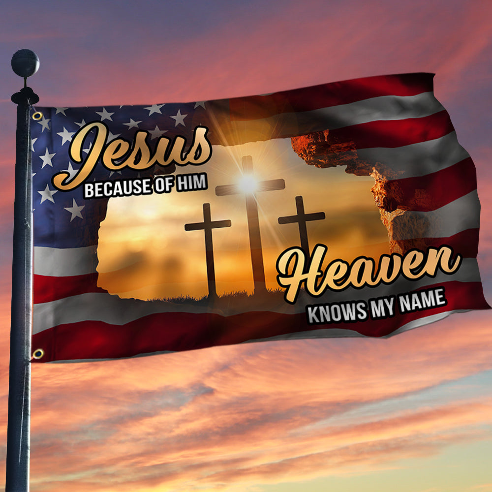 Jesus Flag Resurrection Of Jesus God Grommet Flag – Flagwix
