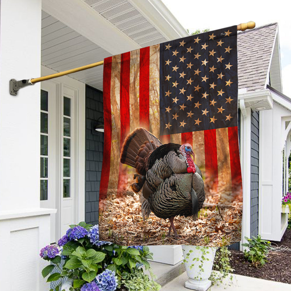 Turkey Flag Turkey Hunting American Flag – Flagwix