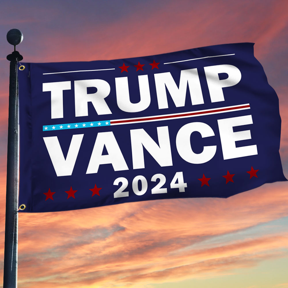 Trump Vance Flag Support For Trump Vance 2024 Grommet Flag MLN3702GF ...