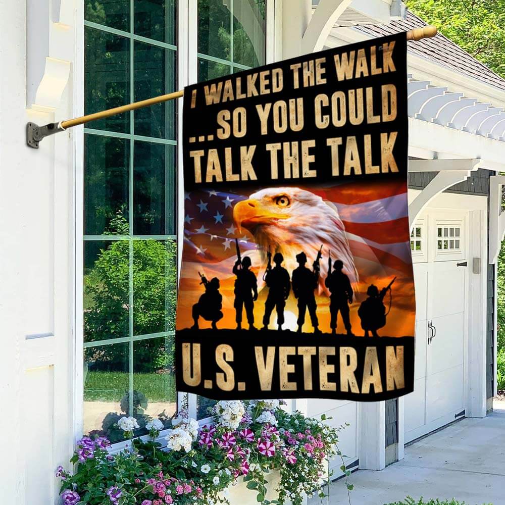 Veterans Day Flag, U.S. Veteran Flag I Walked The Walk – Flagwix