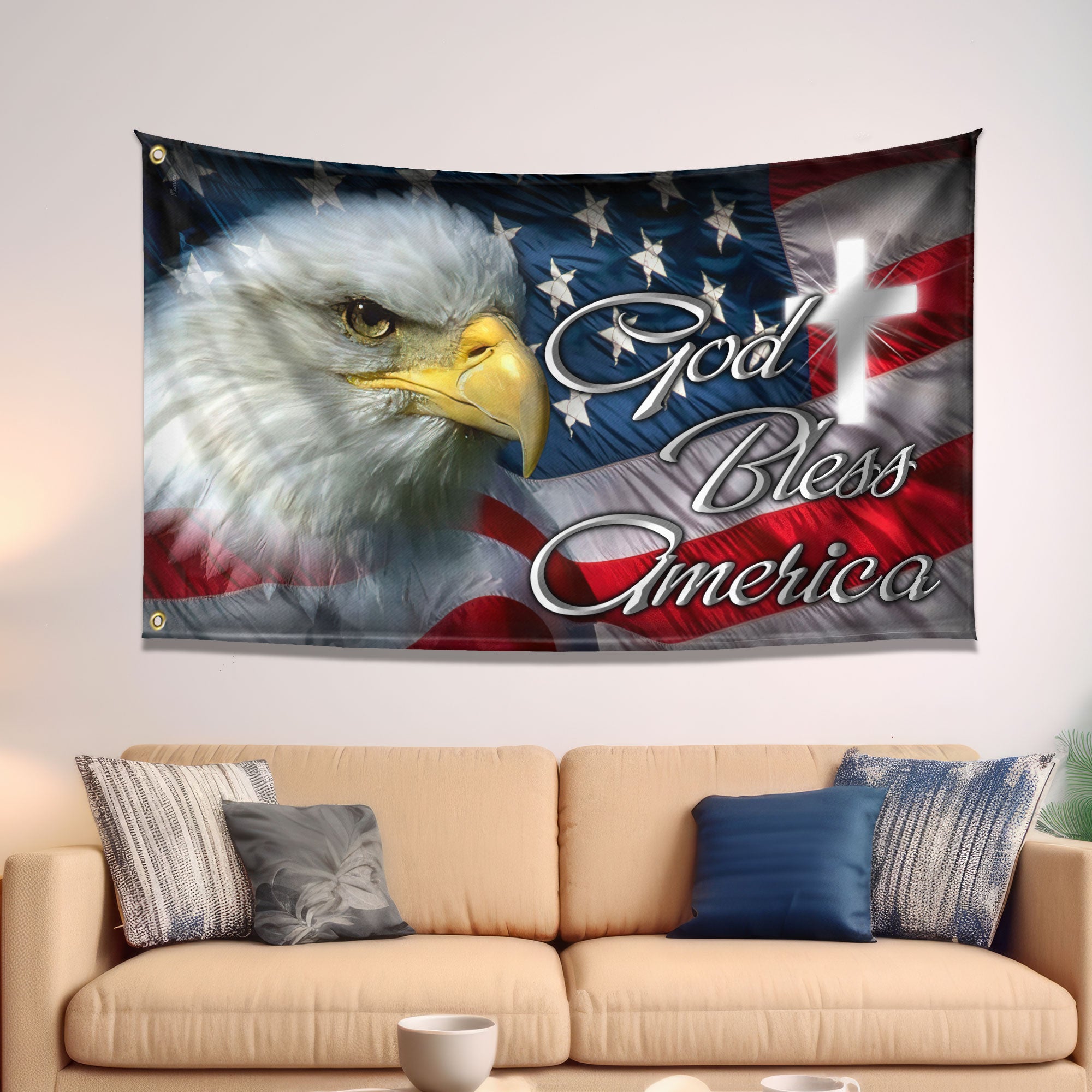 Patriot Eagle Dorm Flag – Flagwix