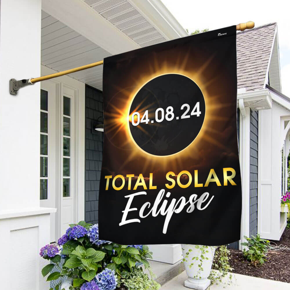 FLAGWIX 2024 Total Solar Eclipse Flag – Flagwix