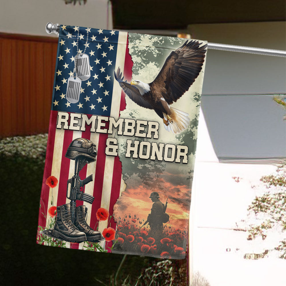 Memorial Day Veteran Remember & Honor Flag – Flagwix