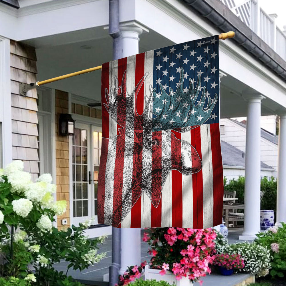 Moose America Flag – Flagwix