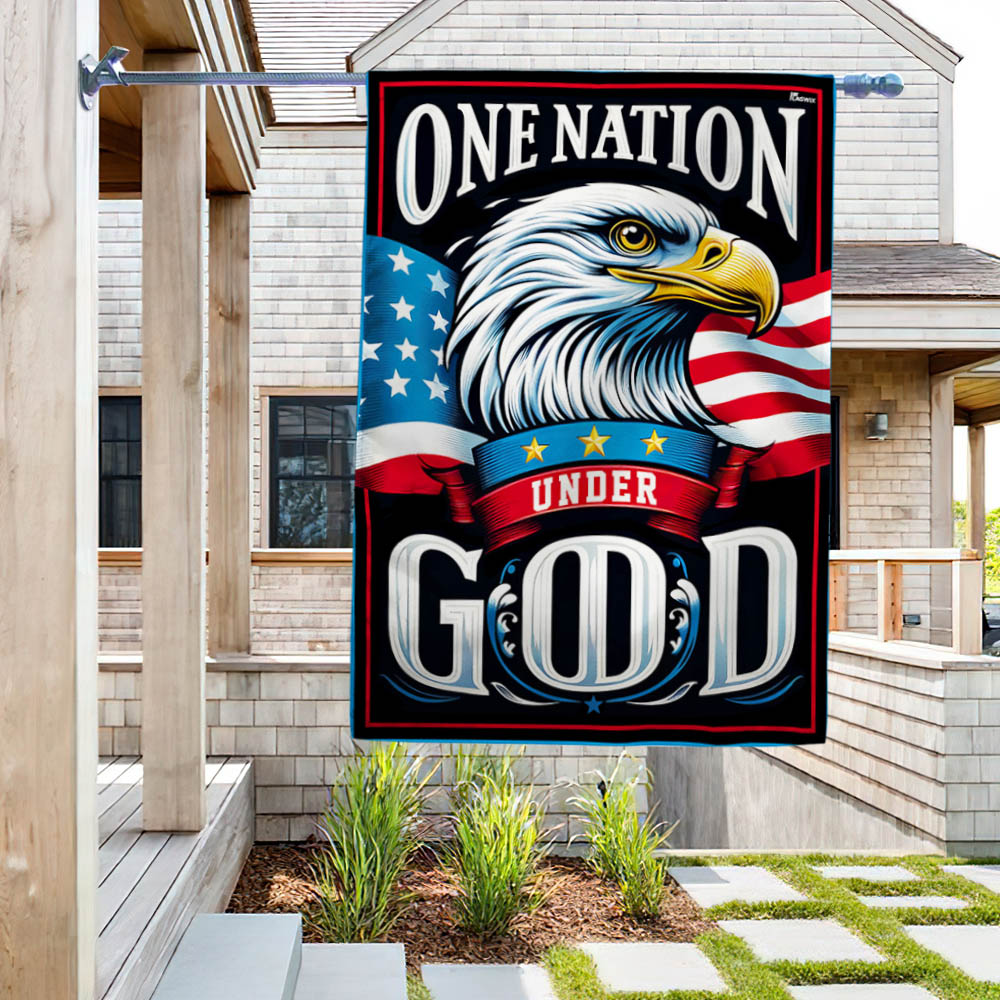 FLAGWIX One Nation Under God Eagle Flag – Flagwix