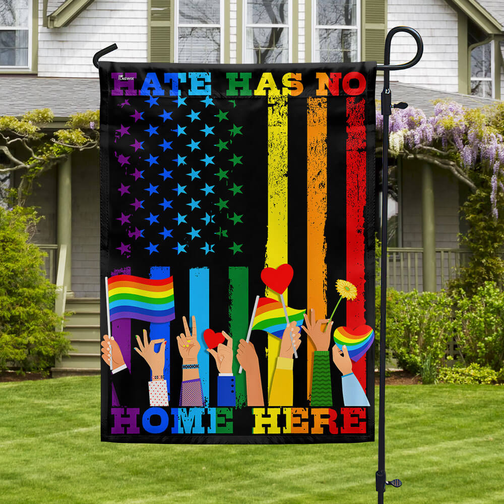 Hate Has No Home Here LGBT Pride Flag – Flagwix