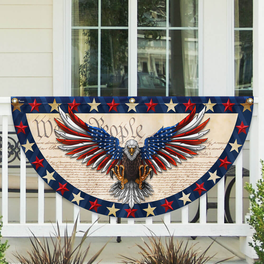 Flagwix American Flag - July 4th Flag We The People Patriotic Eagle Am