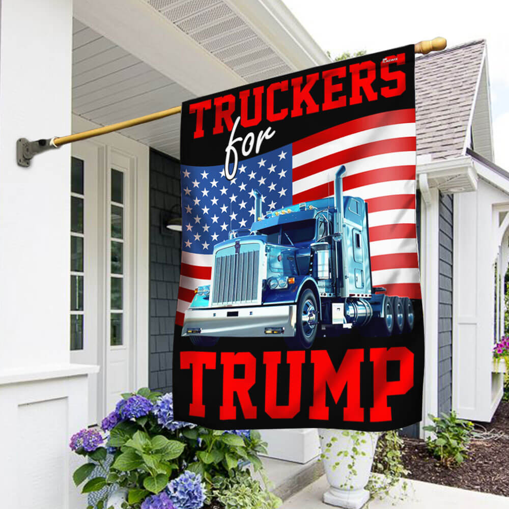 FLAGWIX Truckers For Trump American Flag – Flagwix