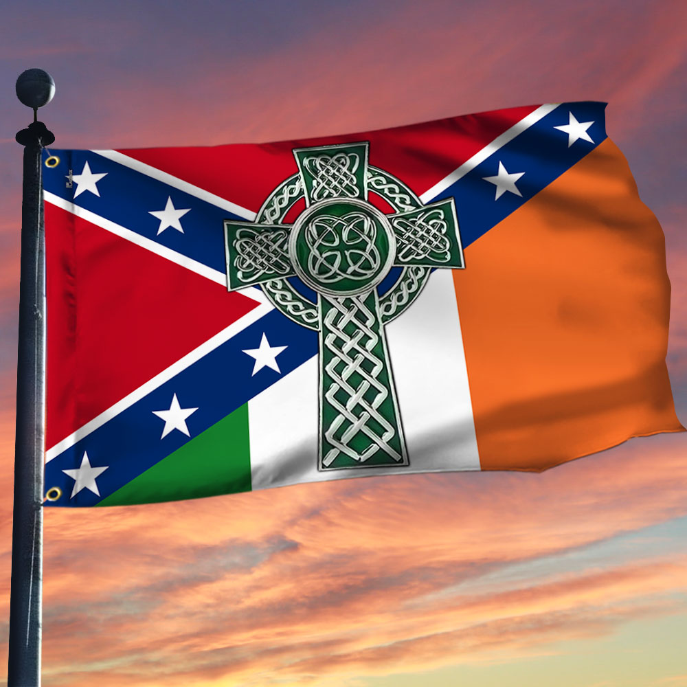 Confederate Ireland Grommet Flag – Flagwix