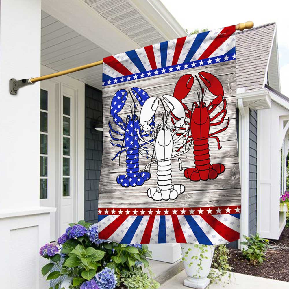 Lobsters Flag American Stars And Stripes DBD2863F – Flagwix