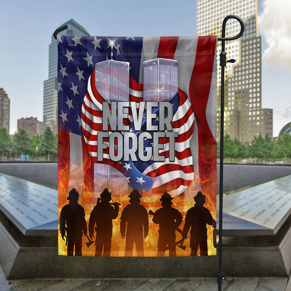 Patriot Day September 11th Never Forget Twin Tower Memorial Flag – Flagwix