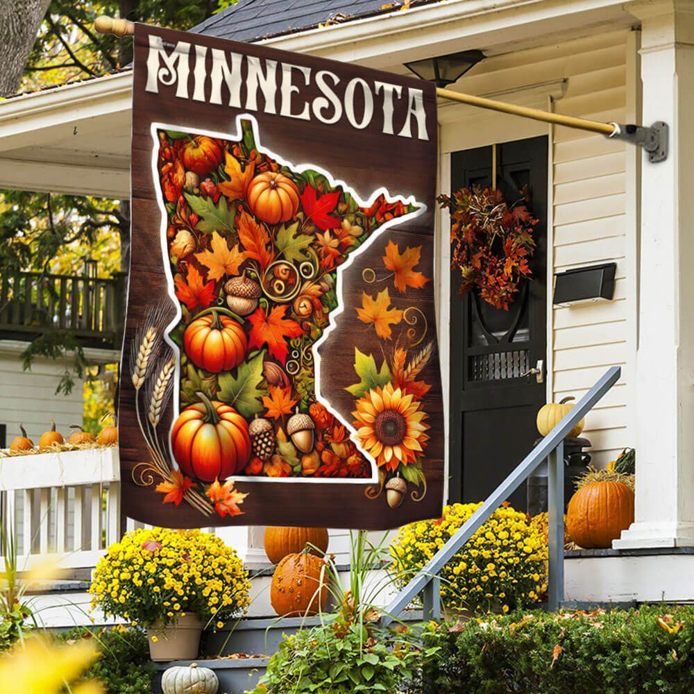 Minnesota Fall Thanksgiving Flag – Flagwix