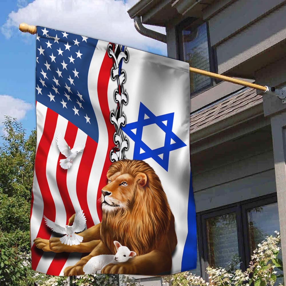 Jewish Israel, Lion Of Judah Israel American Flag – Flagwix