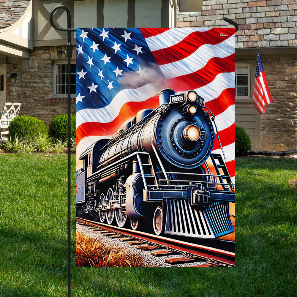 Train American Flag – Flagwix