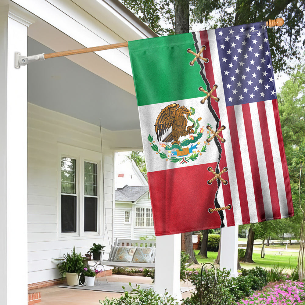 Mexico American Flags Mexican America Patriot Flag – Flagwix