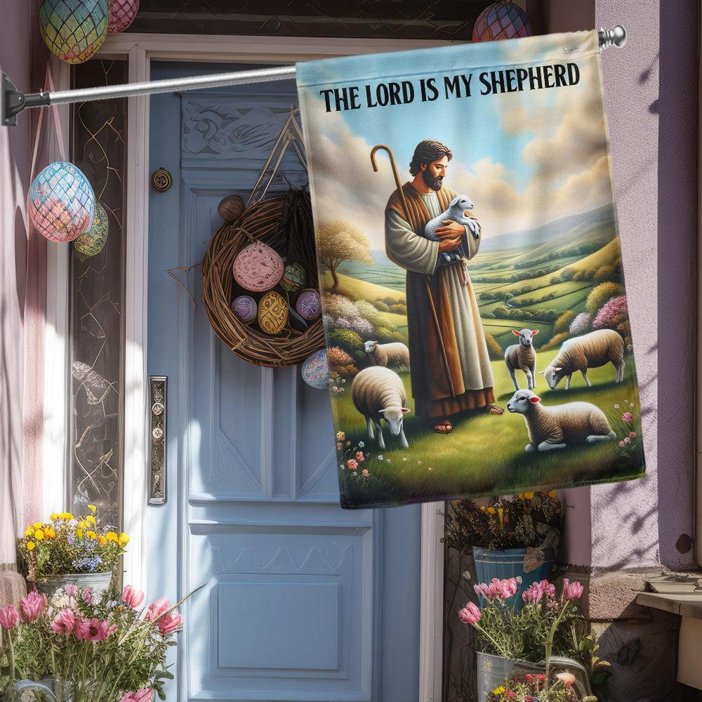 FLAGWIX The Lord Is My Shepherd Jesus Flag – Flagwix