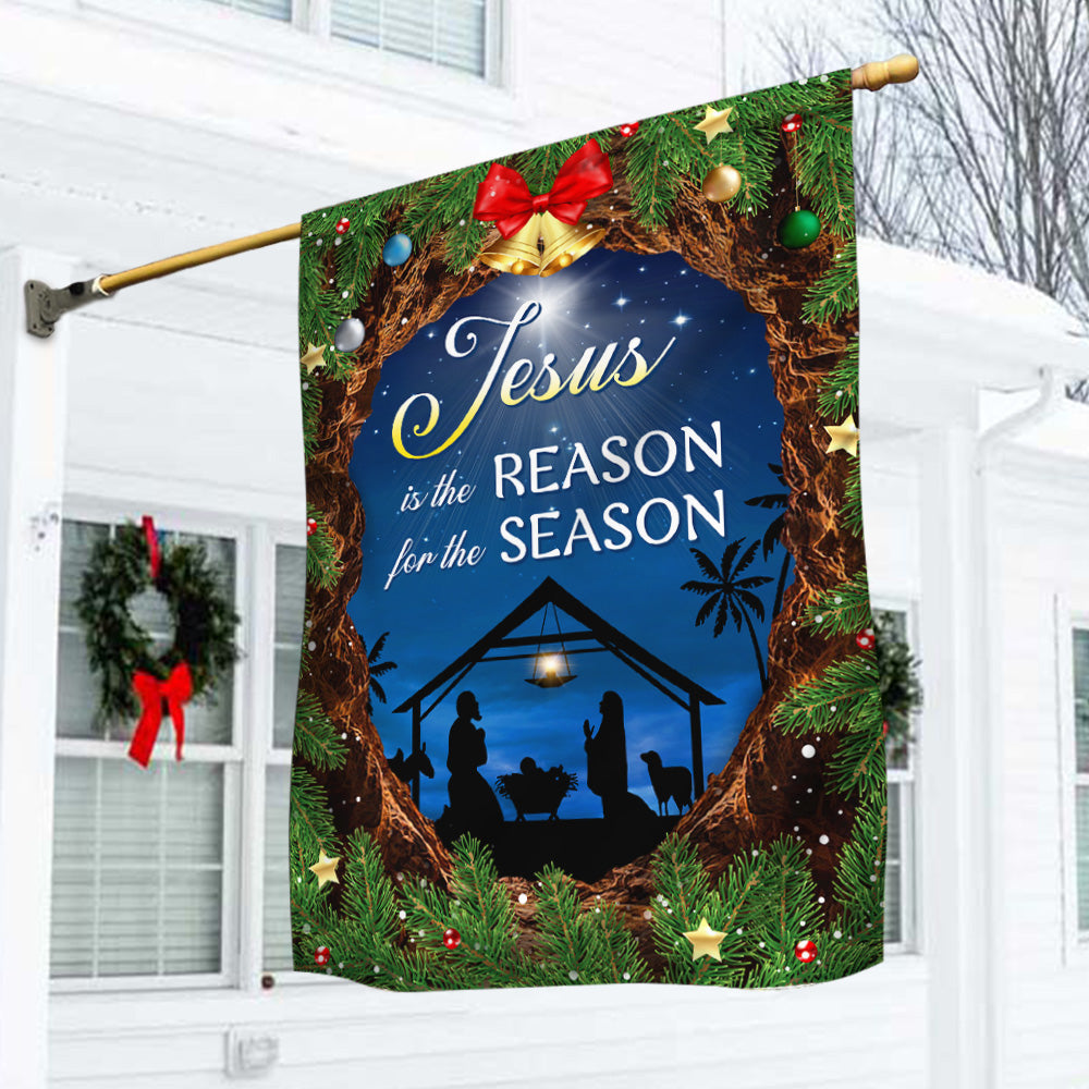 Nativity Of Jesus Flag, Jesus Is The Reason For The Season Flag – Flagwix
