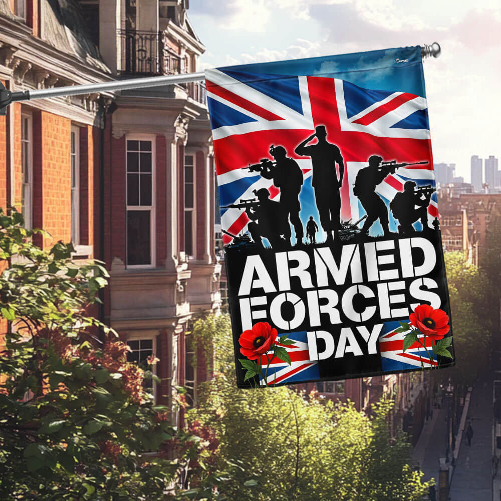 Armed Forces Day Union Jack Veteran Flag – Flagwix