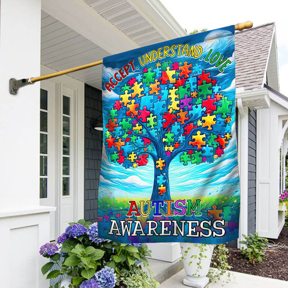 FLAGWIX Autism Awareness Accept Understand Love Flag – Flagwix