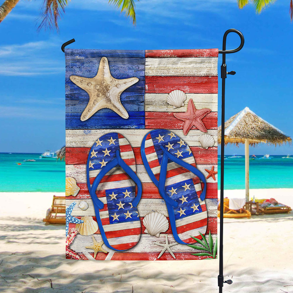 Flip Flop Summer Beach US Flag – Flagwix