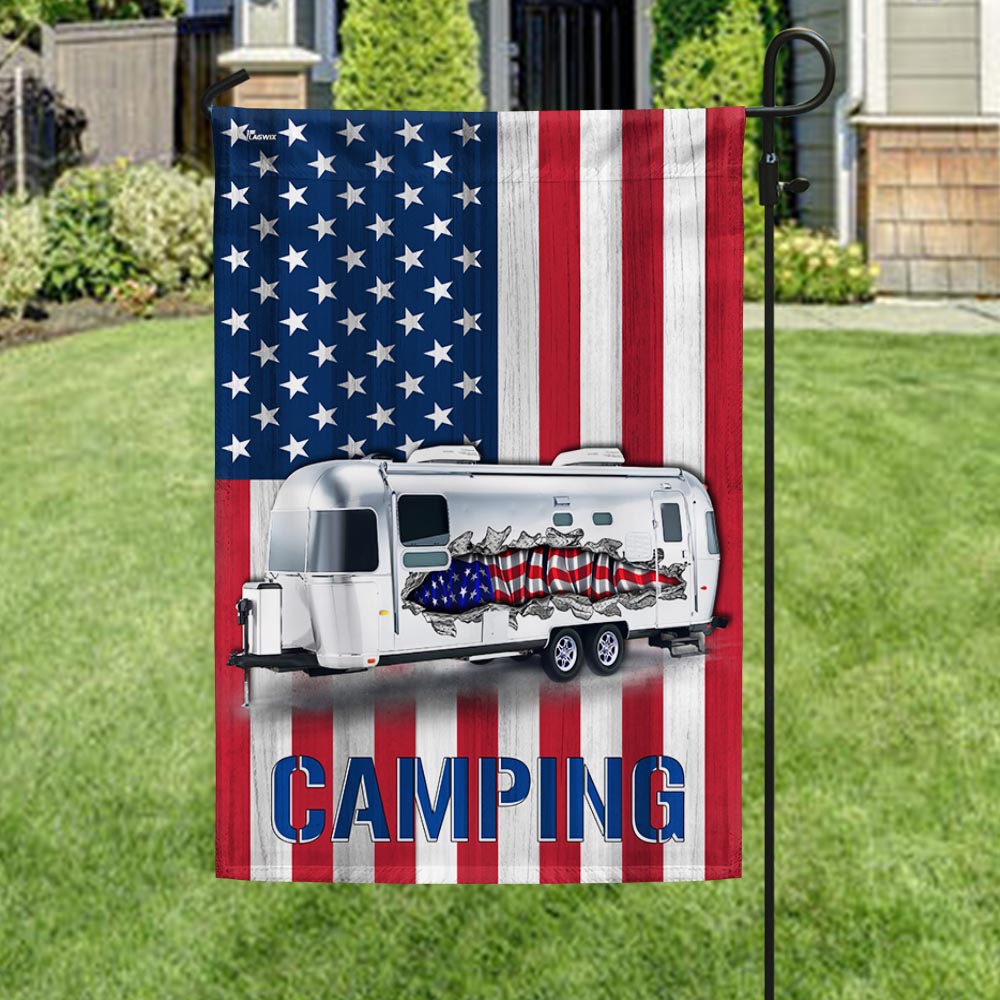 Camping Trailer US Flag – Flagwix