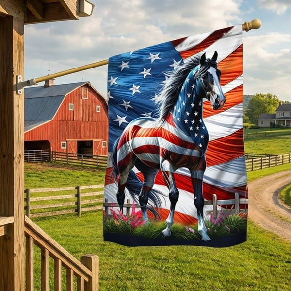 Horse American Flag – Flagwix