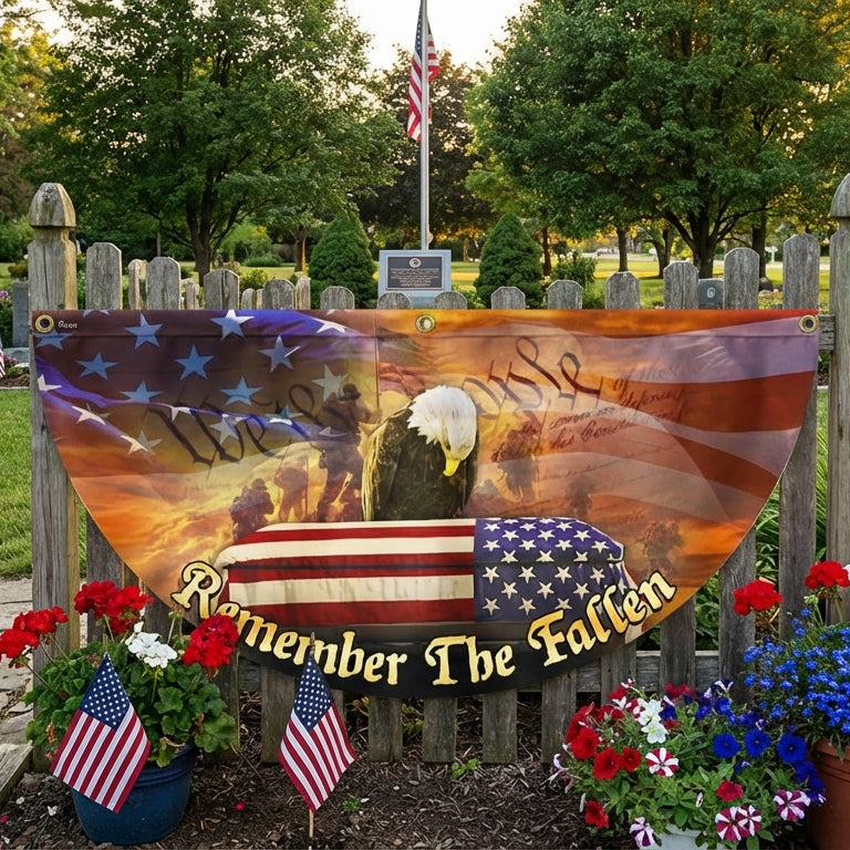 Veterans Day Flag Remember the Fallen Honoring All Who Served Non-Plea ...