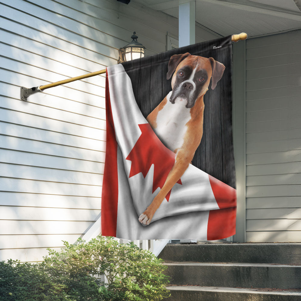 Canadian Dogs Boxer Dog Flag VTM1282TDH – Flagwix