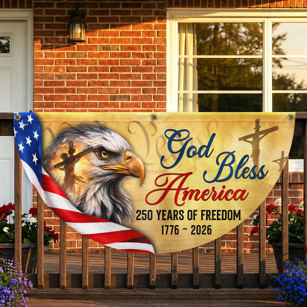 patriotic Christ flag - God Bless America – Flagwix
