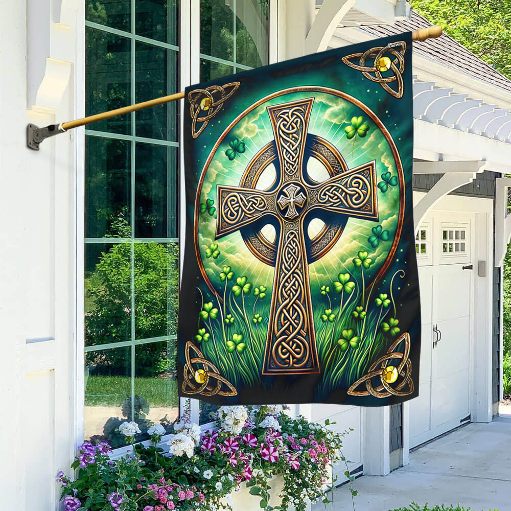 FLAGWIX Irish Cross St Patrick's Day Flag – Flagwix