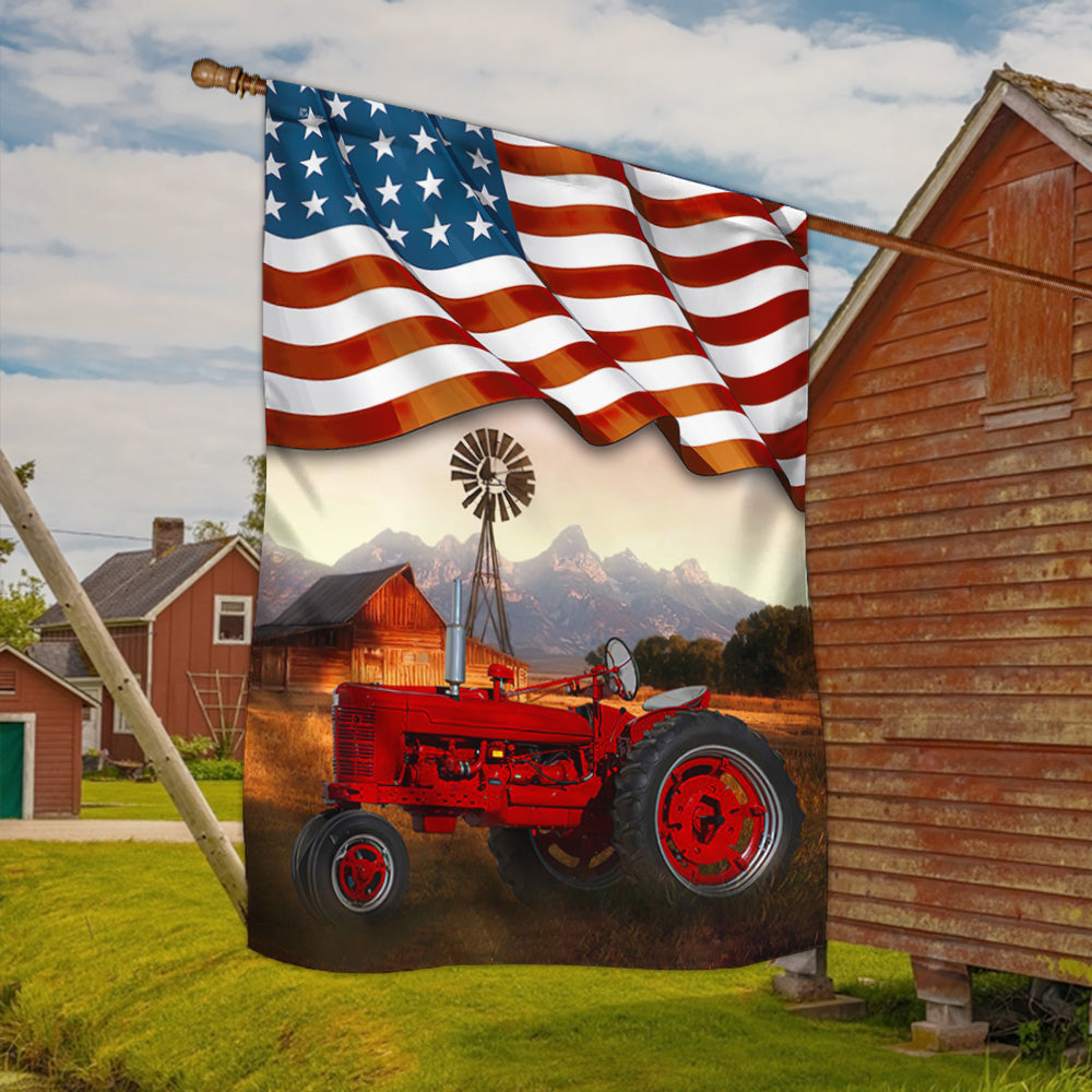 Tractor American Flag, Farm Flag – Flagwix