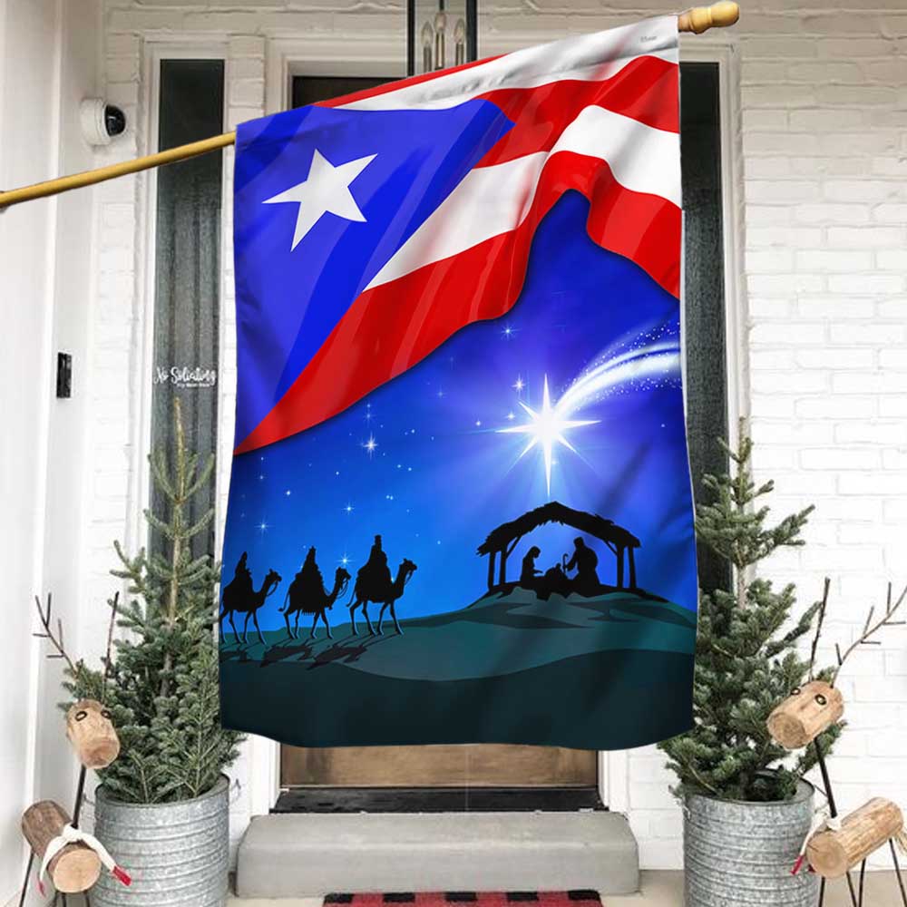 Three Kings, Three Wise Men, Nativity of Jesus Puerto Rico Flag – Flagwix