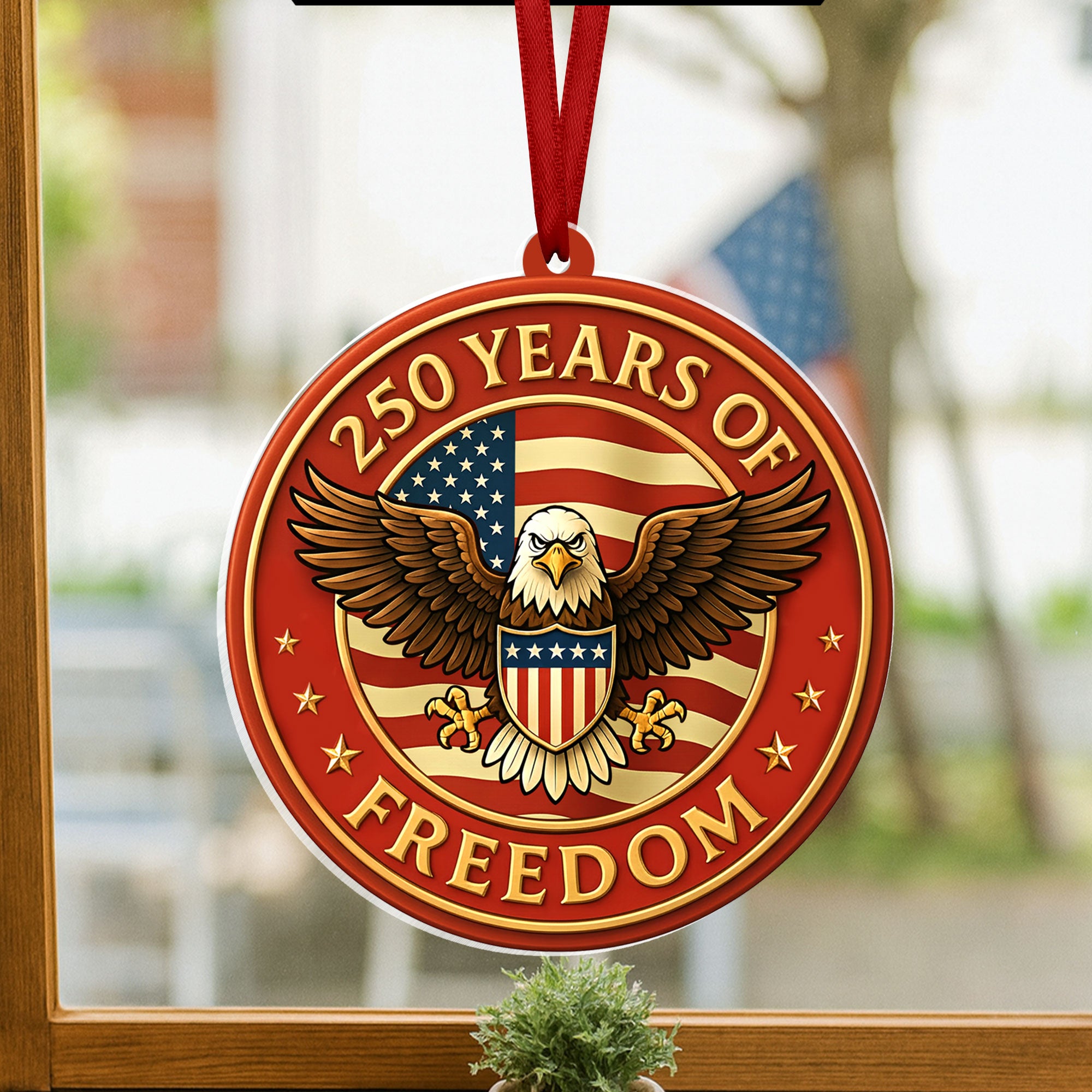 250 Years of Freedom Ornament, American Independence Day Decoration ...