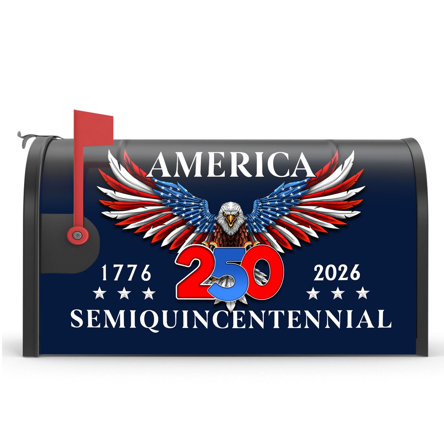250 Years of Freedom Patriotic Eagle Mailbox Cover for Decoration – Flagwix